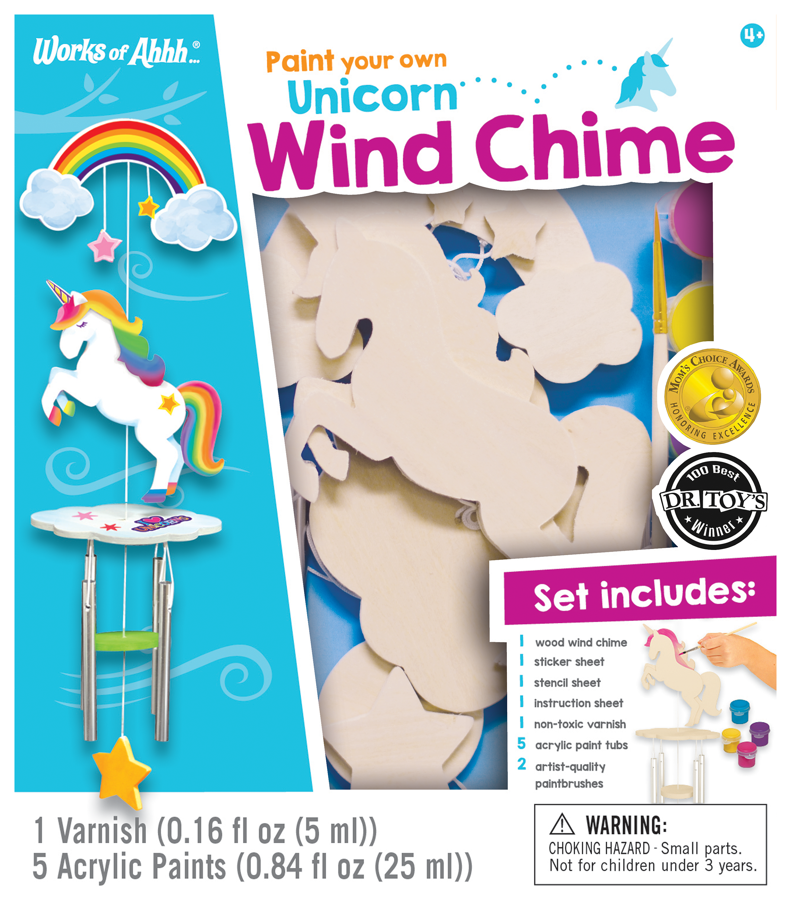 Works of Ahhh Paint Your Own Unicorn Wind Chime Painting Kit | Cabela's